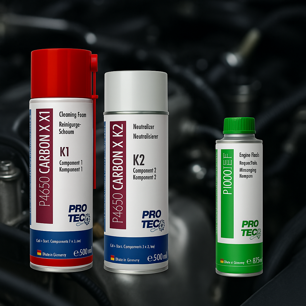 Розкоксування двигуна Pro-Tec Carbon-X (P4650) + Engine Flush (P1001) комплект 3в1, ціна: 2920 ...