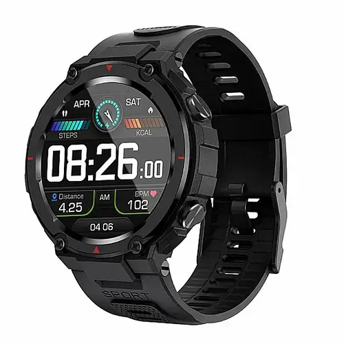Смарт-годинник Modfit ProTrainer GPS Black з мультиспортивним режимом, пульсометром, GPS і ...