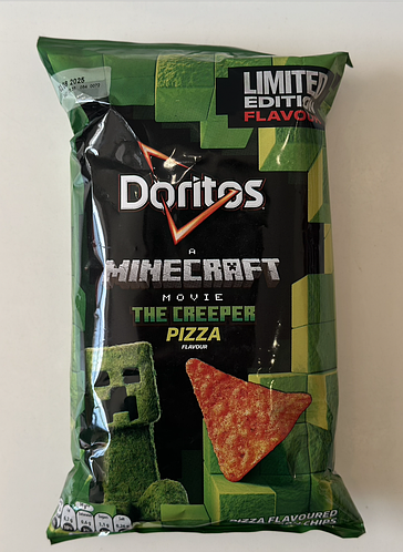 Чіпси Doritos Minecraft Movie Flavours The Creeper Pizza Limited ...