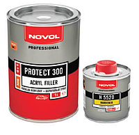Ґрунт акриловий 4+1 PROTECT 300 Novol (1 л) + затверджувач (0,25 л ...