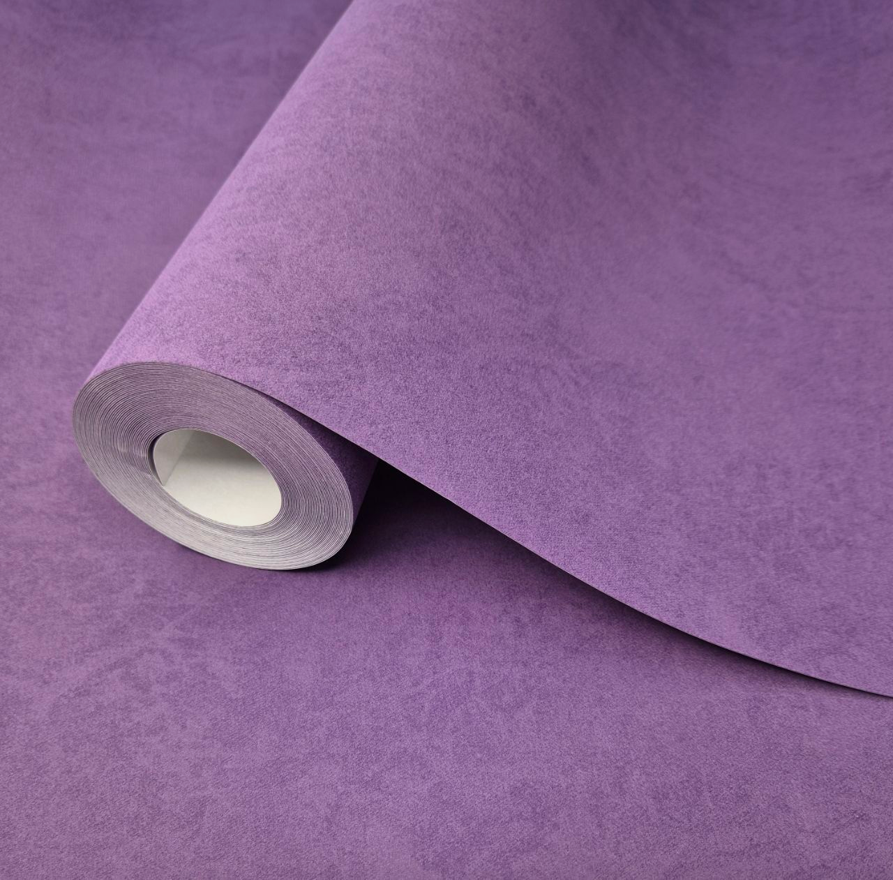 Шпалери вінілові 10 × 0.53 м 95007, однотонні сиреневі для спальні ...