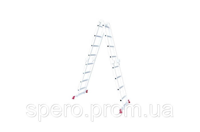 Лестница трансформер Intertool 4750 мм х 4x4 ступеней (LT-0029) spero ...