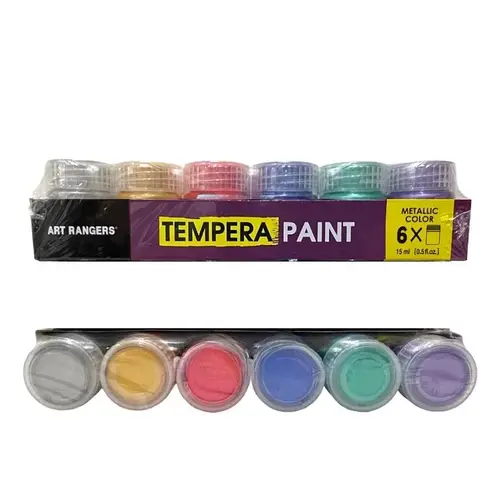 Фарба темперна "Art rangers" /PT.23.06015.A/ 6 кольорів*15мл TEMPERA ...