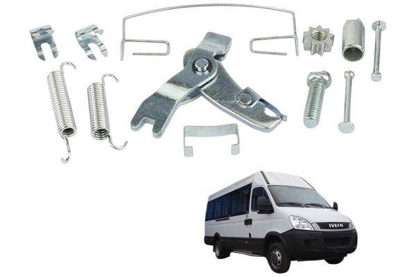 Пружины колодок ручника + регулятор/рычаг, комплект на сторону Iveco ...