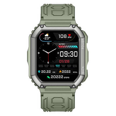 Смарт-часы Lige Tank K06 Black (KTK0001R06BL) (ID#2602281621), цена ...