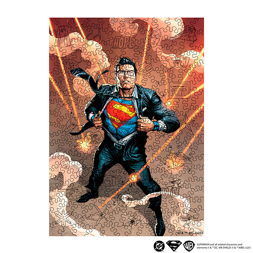 Деревянный пазл Супермен В эпицентре бури XL (Superman) (ID#2576463448 ...