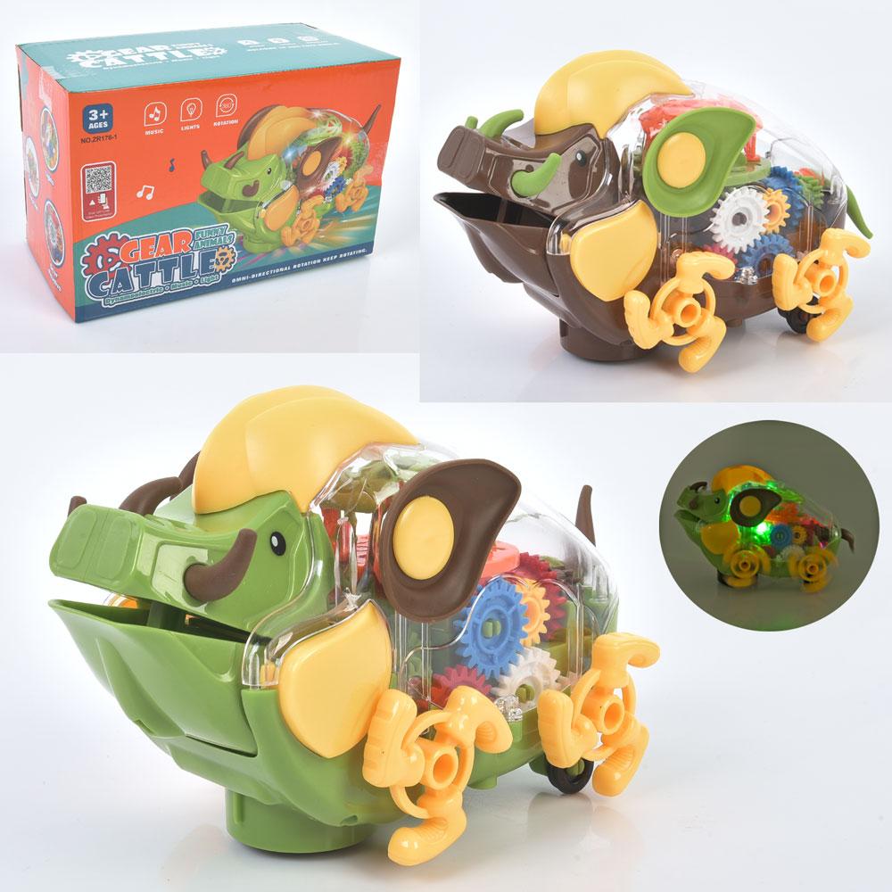 Станок ЗР176-1 вепрь,шестеренки,приводы,2 цвета,музыка,свет,бат.,кор ...