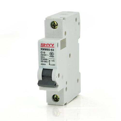 Автоматический выключатель SHYY XMM65-63 1P C10, 230/400V (ID ...