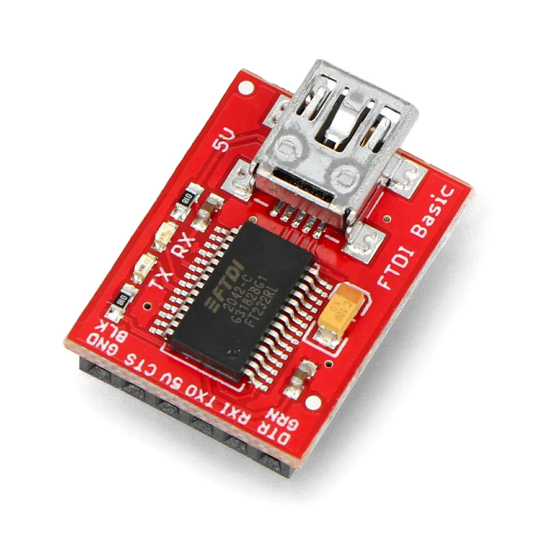 Конвертер USB-UART FTDI 5V miniUSB - SparkFun DEV-09716: продажа, цена в Виннице. Наборы и ...