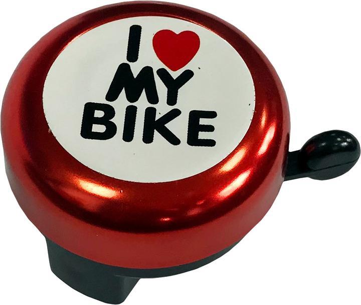 Дзвінок для велосипеда Spelli "I Love My Bike" SBL-671 червоний (ID#2581815673), ціна: 80 ...