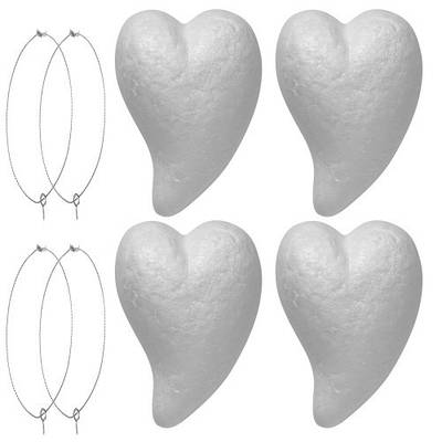 Пенопластовая заготовка Santi Сердца фигурные 743115 6.5 см 4 шт белая berlin, цена: 68 ...