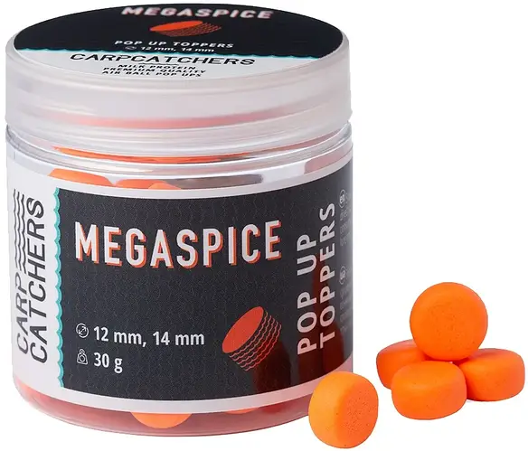 Бойли Carp Catchers Pop-Up Toppers Megaspice 12 (ID#2582580780), ціна ...