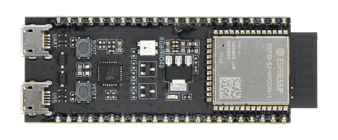 ESP32-S3-DevKitC-1-N8 - WiFi + Bluetooth - плата разработки с системой ESP32-S3-WROOM-1/1U (ID ...