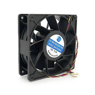 Вентилятор охлаждения 12038 dc sleeve fan 4 pin размер 120x120x38 мм ...