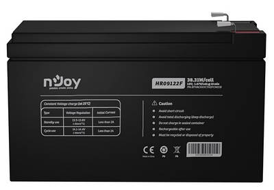 Акумуляторна батарея nJoy HR09122F 12 V 9 AH (BTVACIUOCTH2FCN01B) AGM, ціна: 1039 ₴, купити на ...