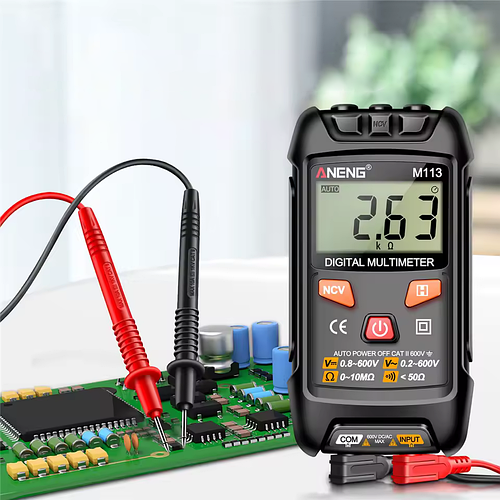 Мультиметр тестер напряжения (Автоопределие), Мультиметр с индикацией ...