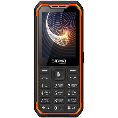 Мобільний телефон Sigma mobile X-treme PV68 Dual Sim Black/Orange ...
