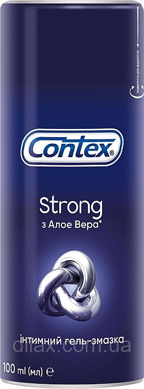 Интимный гель смазка для анального секса (лубрикант), 100 мл - Contex Strong 100ml (798990-2 ...