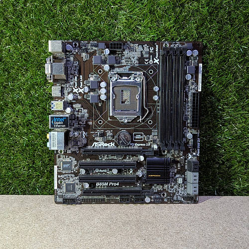 Материнская плата ASRock B85M Pro4 (B85M Pro4) (Socket 1150, Intel B85 ...