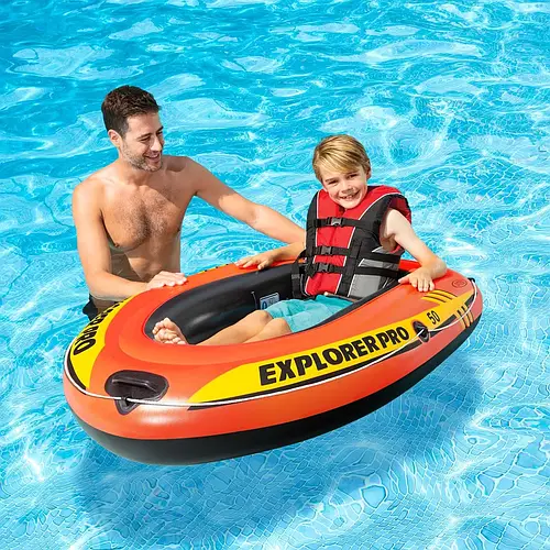 Надувний одномісний човен EXPLORER PRO 50 Intex 58354 (137 x 85 x 23см), ціна: 898 ₴, купити на ...