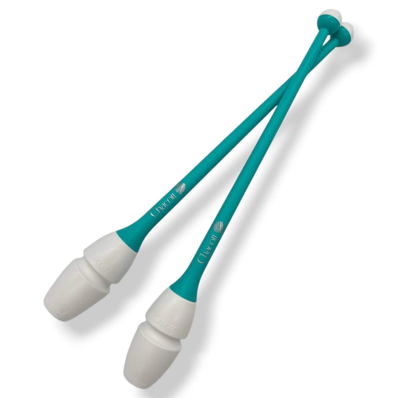 Булави Chacott для художньої гімнастики col. 034 White x Peppermint Green (41 см), ціна: 2685 ...