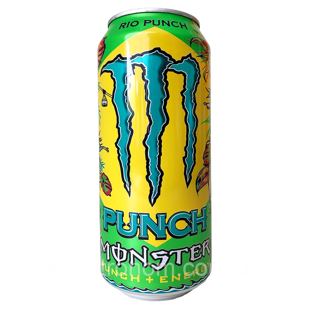 Енергетик ріо пунш Монстер Monster rio punch 500ml 12шт/ящ (Код: 00 ...