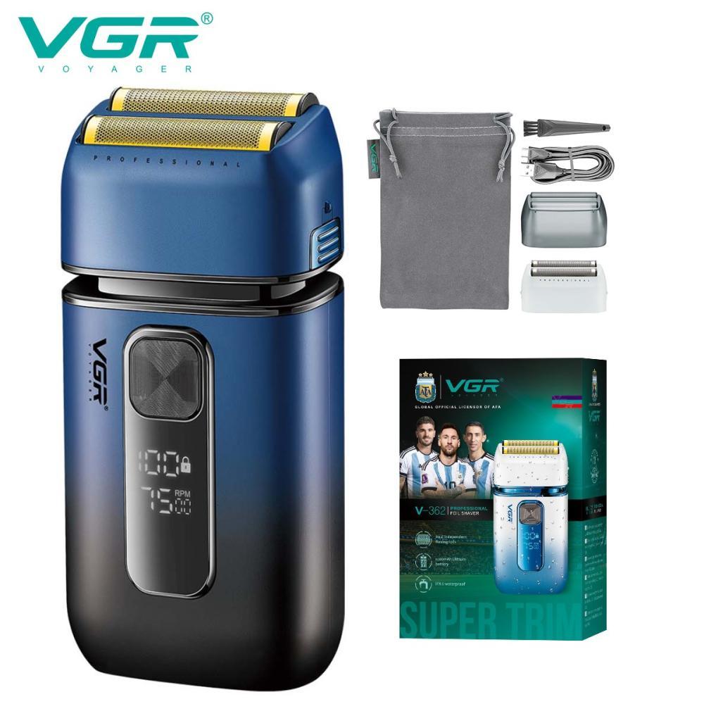 Електробритва VGR V-362 шейвер, подвійне лезо, тример, IPX6, LED Display (20): продаж, ціна у ...