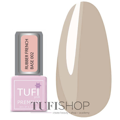 База TUFI profi RUBBER FRENCH BASE 02 Кофейное Мороженое 8 мл (0100360) (ID#1449166868), цена ...