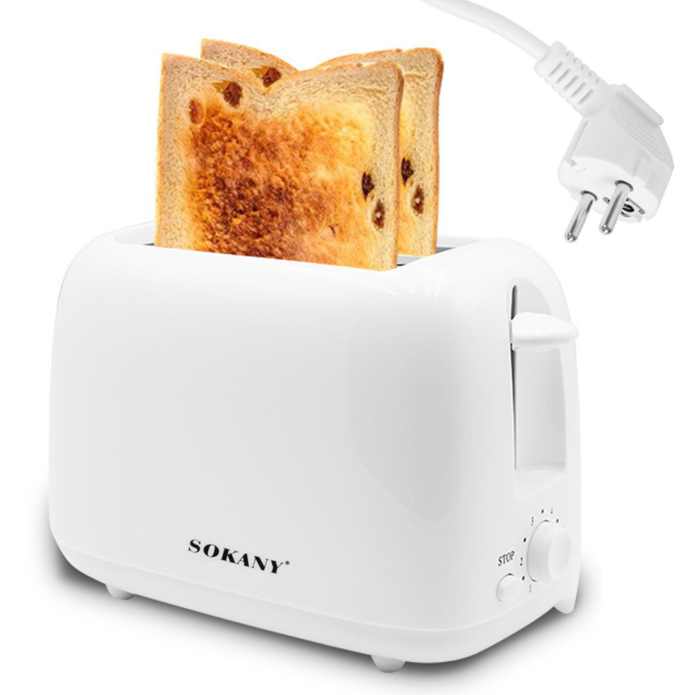 Тостер на 2 ломтика хліба (6 режимів), 700Вт, HJT-022 / Електричний ...