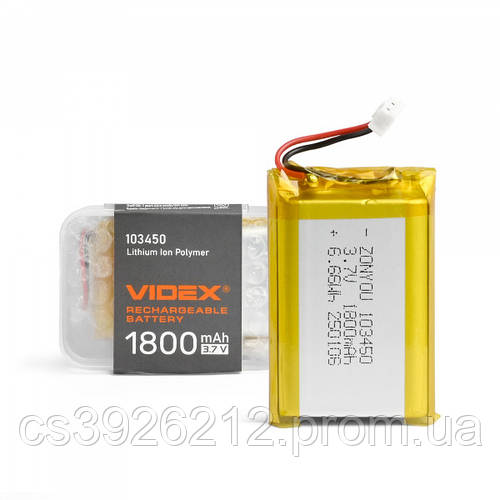 Акумулятор VIDEX Li-pol VLF-B103450-18 1800mAh 1шт (ID#2587929235 ...