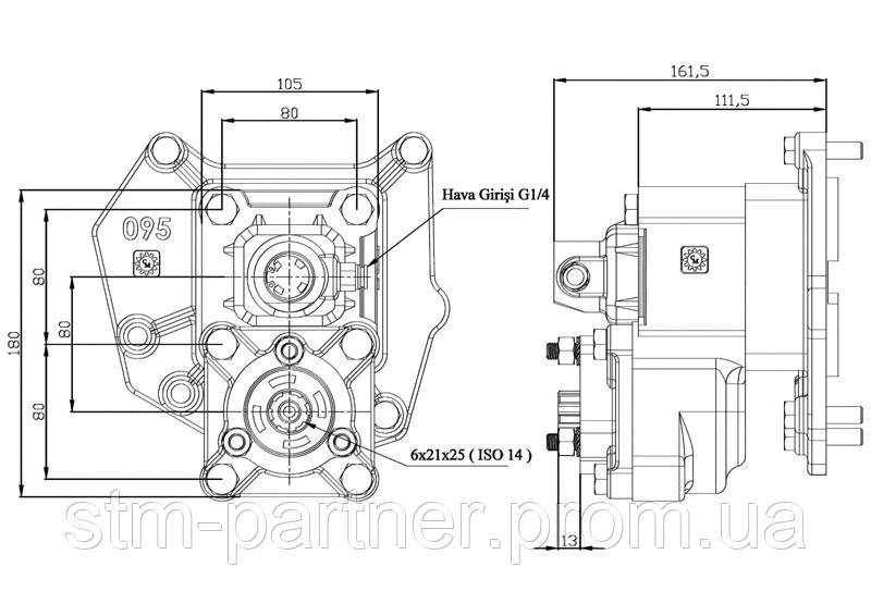 Купить Коробка отбора мощности (КОМ) G1001, G2211, G1409 для MERCEDES ...