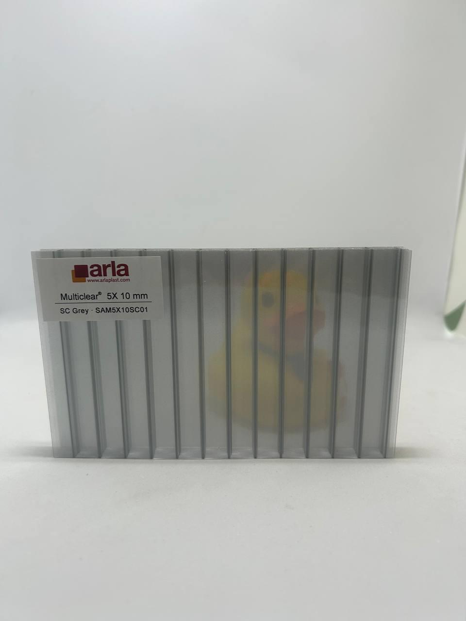 ARLA Plast Multiclear SC Grey стільниковий полікарбонат 2100х6000 мм 10 ...