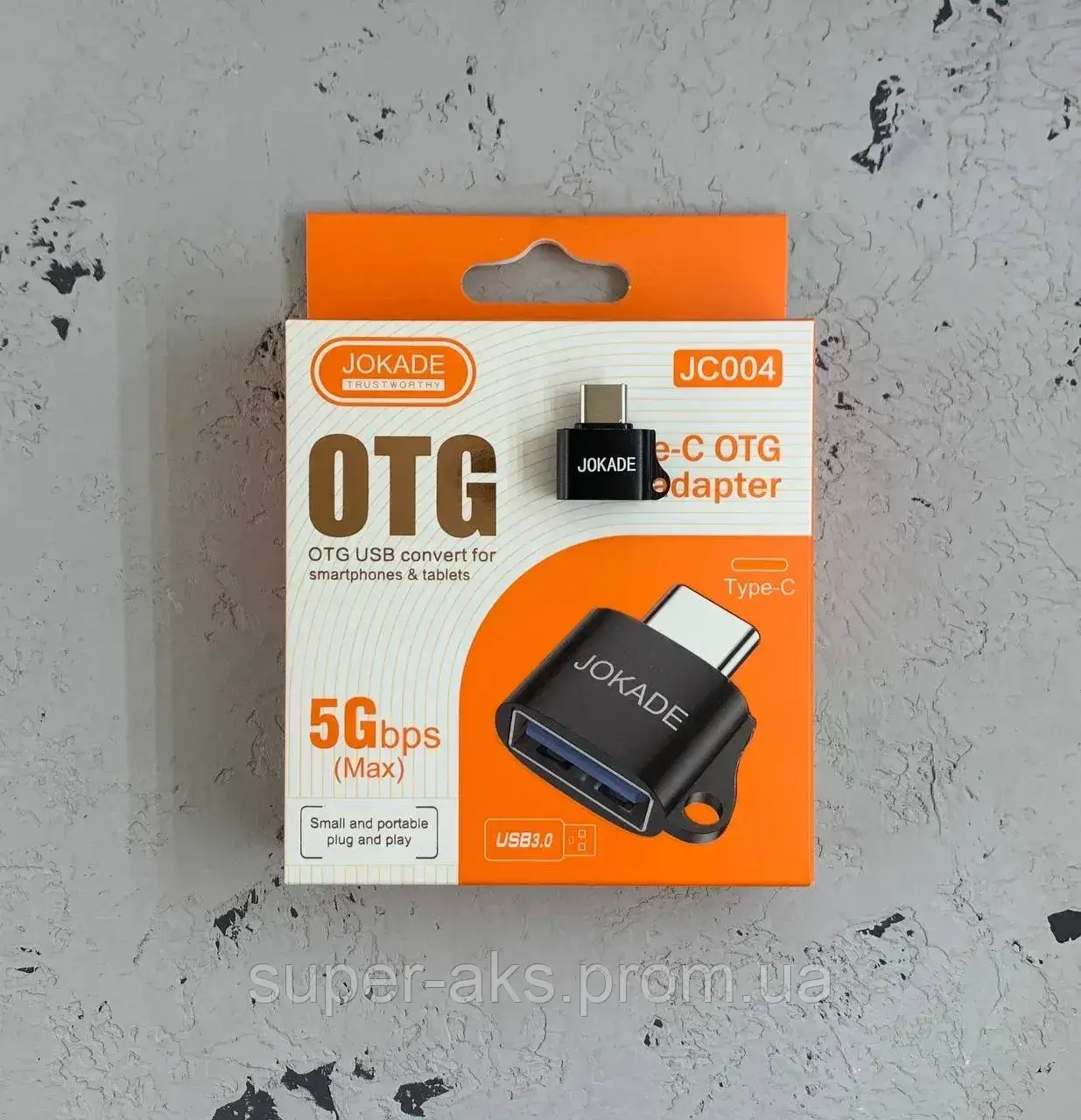 OTG Jokade JC004 USB на Type-C 3.0(5Gbps)- чорний (ID#2595033777), ціна ...