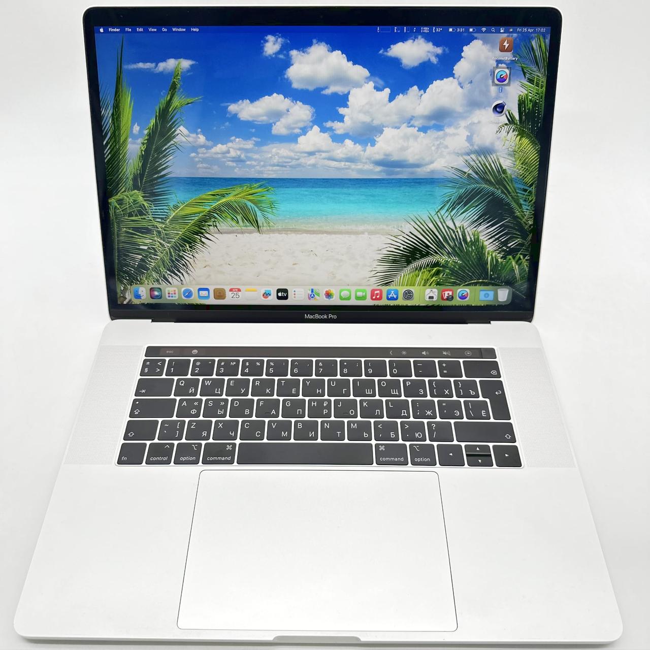 MacBook Pro 15" 2019 i7 16gb RAM 256gb SSD Silver б\у (YLVCH), AMD ...