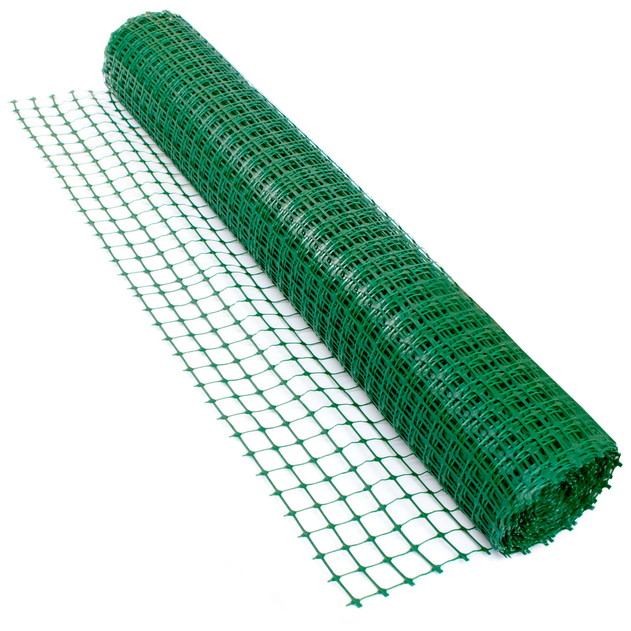 Пластиковая садовая сетка зеленая Doornet ячейка 30х30 мм ширина 1 м на ...