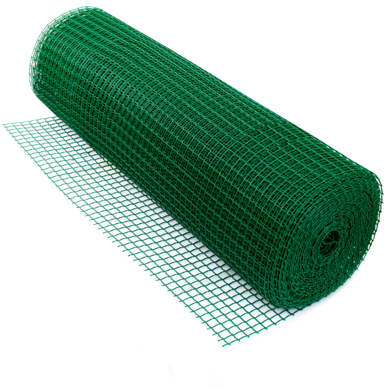 Пластиковая садовая сетка зеленая Guadranet ячейка 20х20 мм ширина 1 м ...