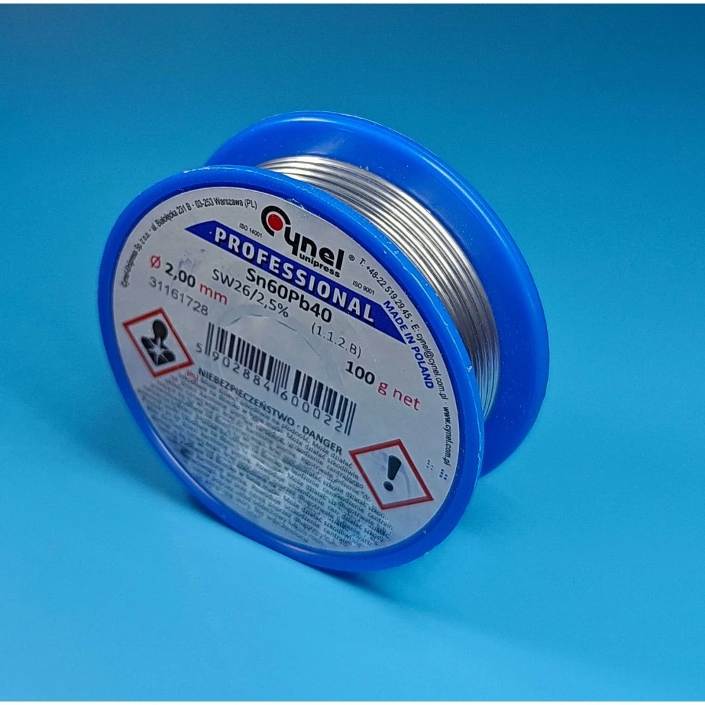 Припій Cynel 2,0mm (100g,) (ID#2596796716), ціна: 467 ₴, купити на Prom.ua