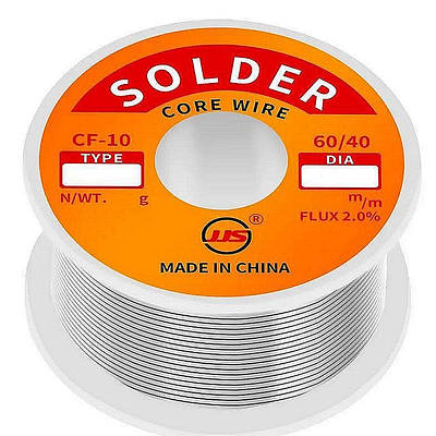 Припой с канифолью диаметр 2,3 мм, вес 70 грамм Sn60Pb40, цена: 150 ...