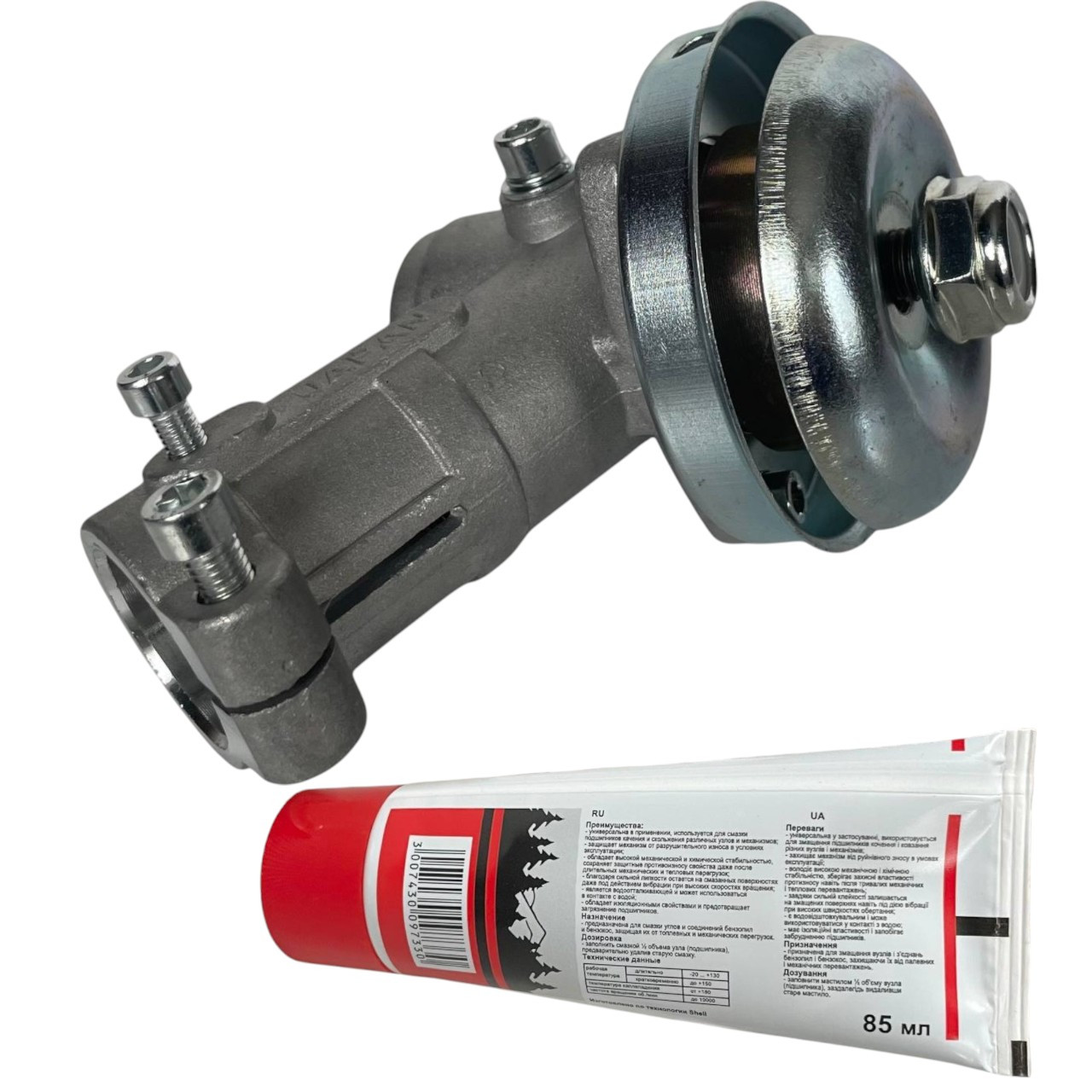 Редуктор для триммера мотокосы бензокосы 7 шлицев 26 мм + смазка ...