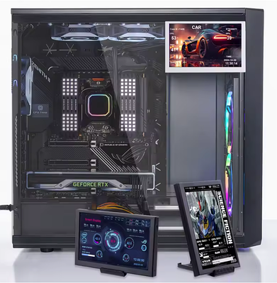 Смарт-монитор IPS 5" с USB Type-C | 800×480 | Дополнительный или основной экран для ПК | Черный ...