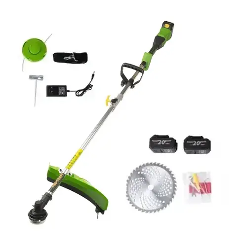 Коса электрическая ProCraft ATA40 диаметр реза 420 мм + 2 АКБ, Аккумуляторный триммер для травы ...