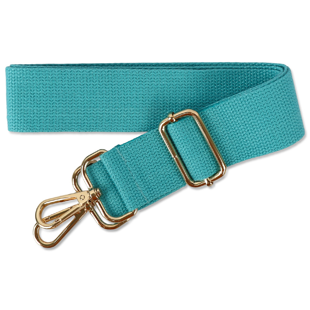Плечовий ремінь для сумки, блакитний, 40 мм, золото - купити інтернет ...