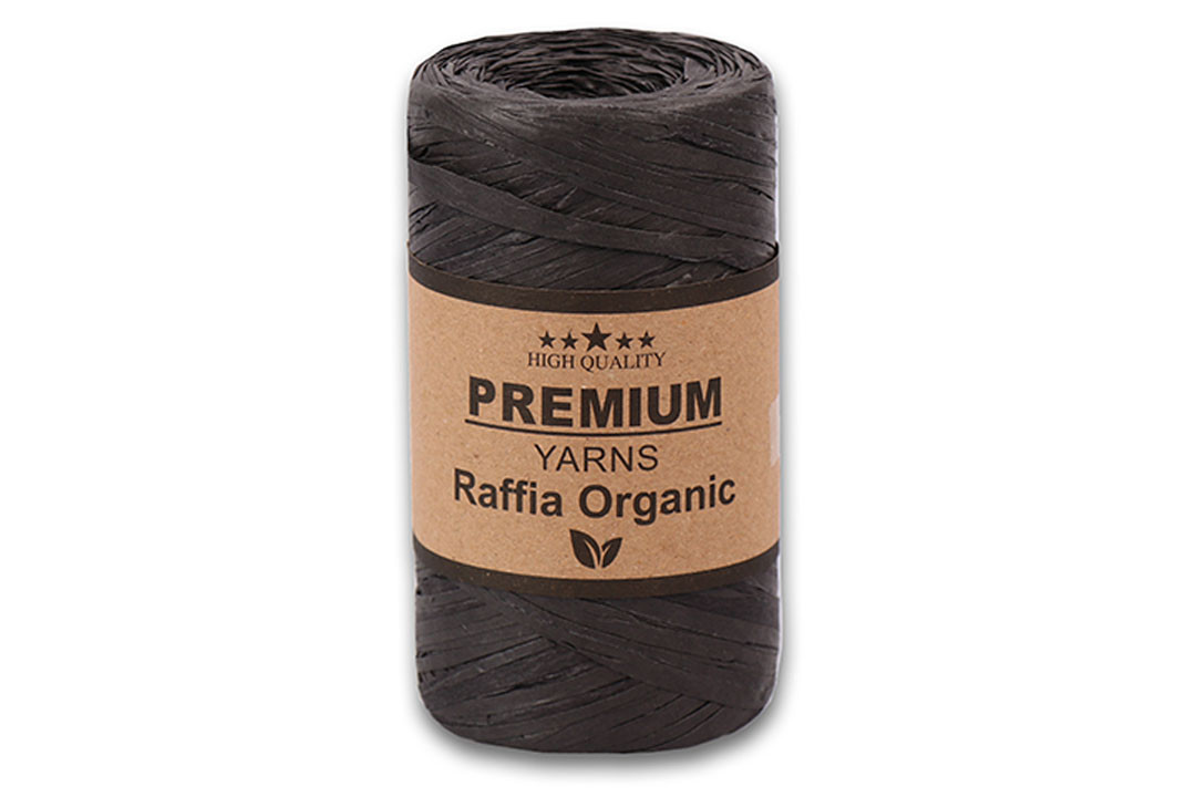 Premium Yarn Raffia Organic, Чорний No9 - купити інтернет-магазин ...