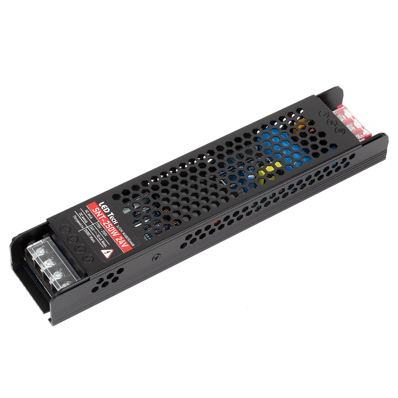Блок живлення LEDTech 24v 10а 250 Вт. Преміальна тонка серія "SNT". Гарантія 2 роки: продаж ...