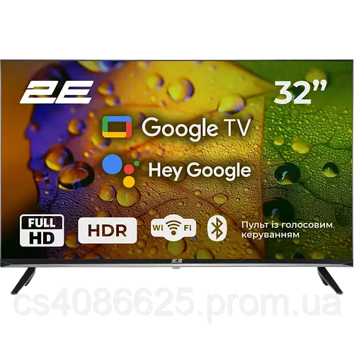 2E 32A07KF 32" дюйма 1920x1080 Google TV Телевізор (ID#2600896370), ціна: 7387 ₴, купити на Prom.ua