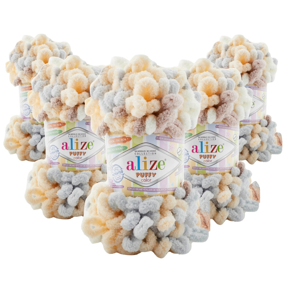 Упаковка Alize Puffy Color, №6463, 5шт - купить интернет-магазин ...