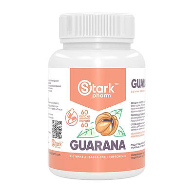 Guarana 300 mg - 60 tabs Спортивное питание и витамины, цена: 246 ...
