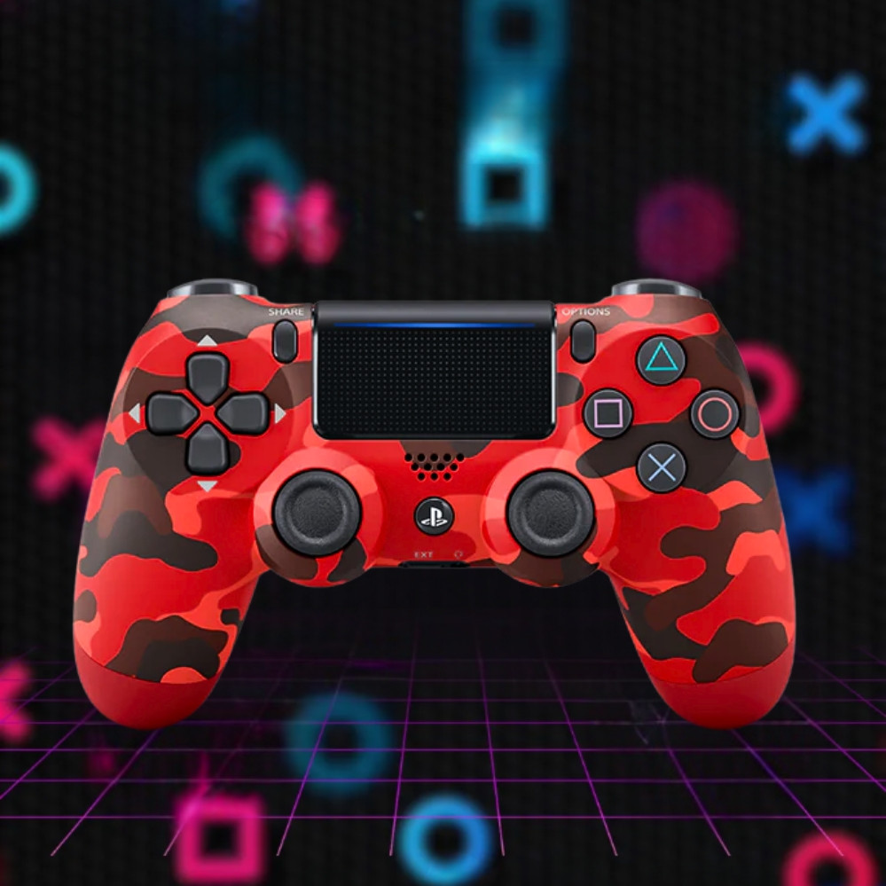 Джойстик геймпад DualShock 4 Red Camo бездротовий багатофункціональний ...