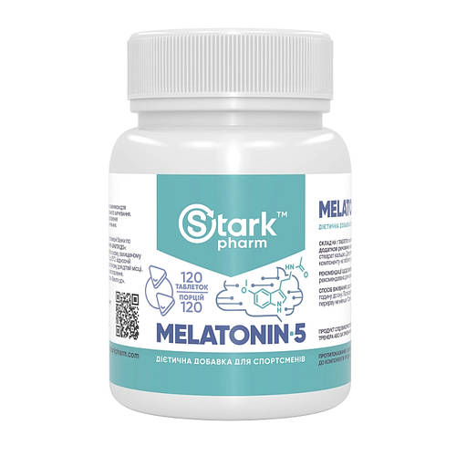 Stark Pharm Stark Melatonin 5mg - 120tabs, цена: 212 ₴, купить на Prom.ua