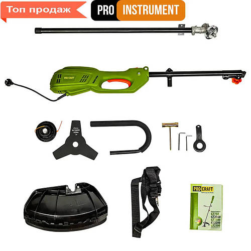 Електричний тример Procraft GT-2000 потужність 1200 Вт (ID#2593617097), ціна: 2685 ₴, купити на ...